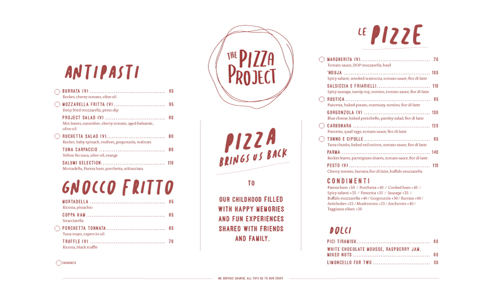 A La Carte - The Pizza Project