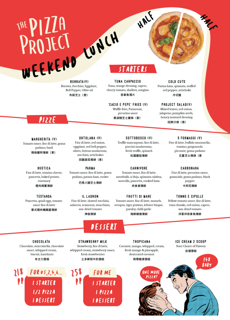 WEEKEND LUNCH-CENTRAL - The Pizza Project