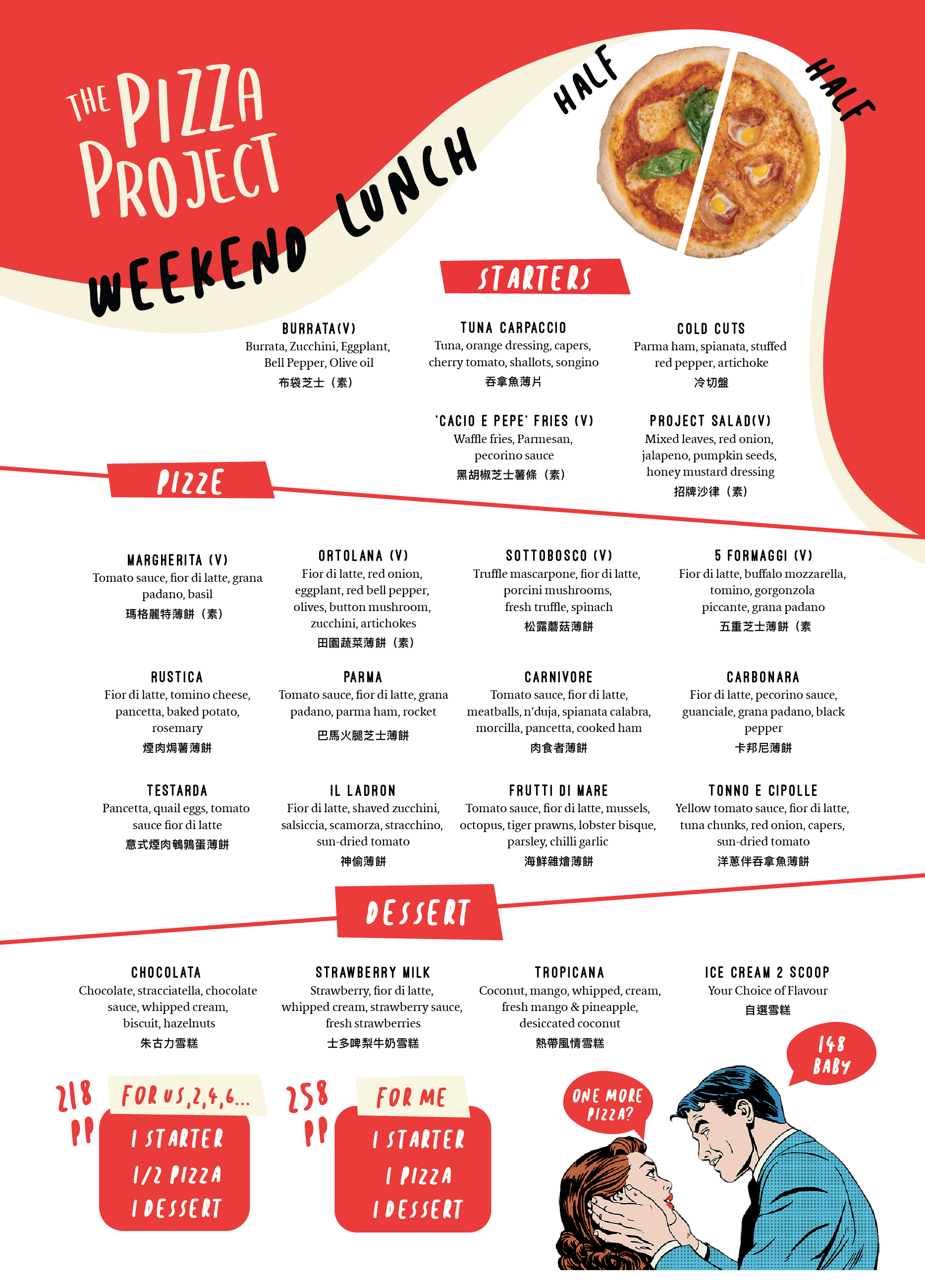 WEEKEND LUNCH-CENTRAL - The Pizza Project